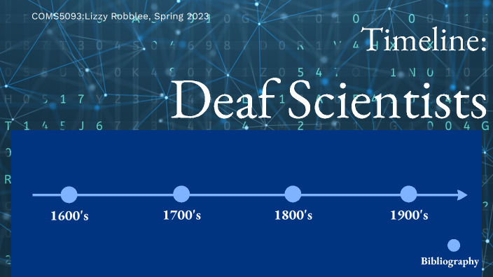 Deaf Scientist Timeline by Elizabeth Robblee on Prezi