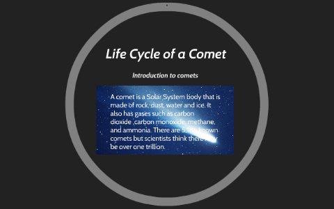 Life Cycle of a Comet by ben blair on Prezi