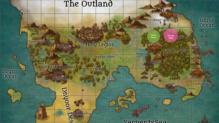 DND map by Maeve Matthews on Prezi