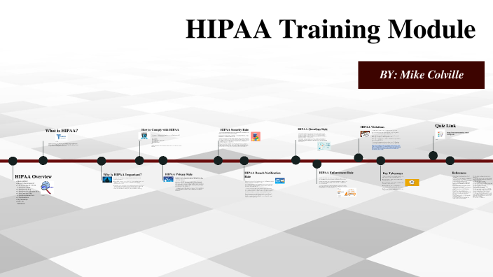 Hipaa Training Module By Mike Colville On Prezi