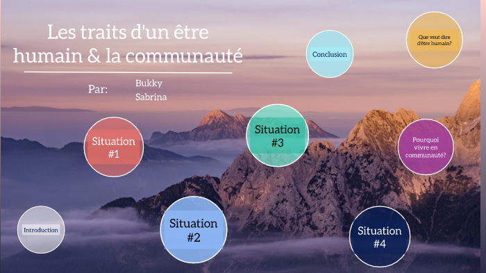 Les traits d'un être humain & la communauté by Sabrina Kurtz on Prezi