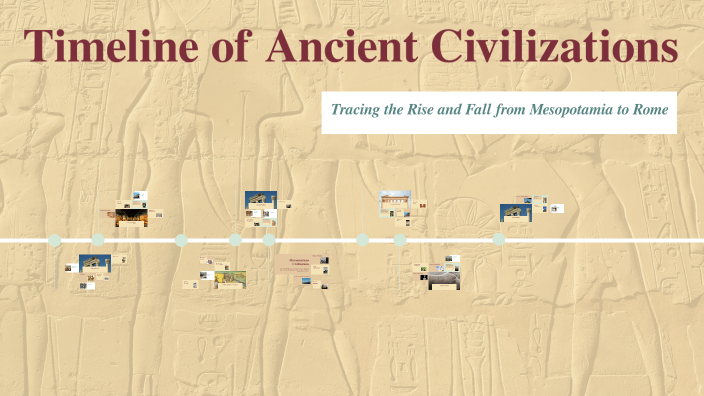 Timeline of Ancient Civilizations by MacKenzie Emeny on Prezi