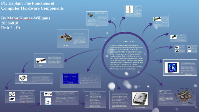 P1 - Functions of Computer Components by Mahn Williams on Prezi
