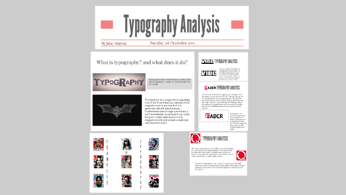 Typography Analysis by Jake Attaway on Prezi