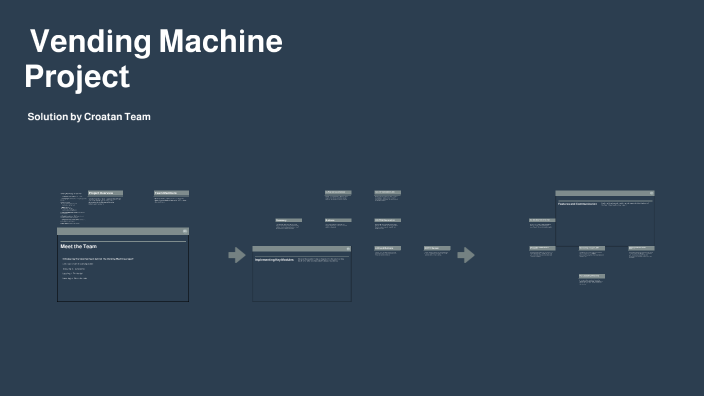 Smart Vending Machine Project by Denis Kalamir on Prezi