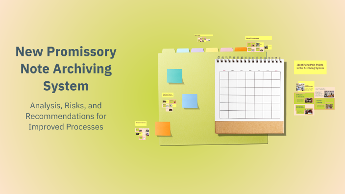 New Promissory Note Archiving System by Youssef Sabry on Prezi