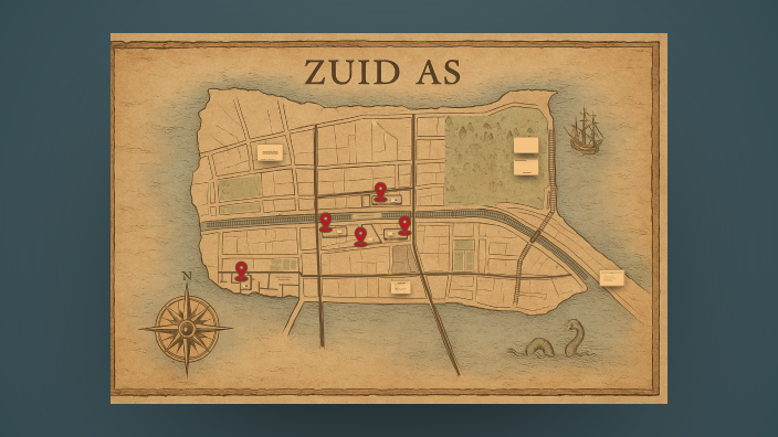 Exploring the History of Zuidas: A Treasure Hunt Map by Jasmijn Elemans ...