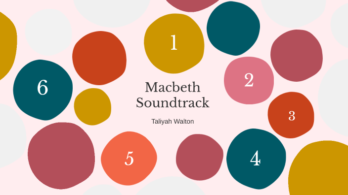 Macbeth Soundtrack by Taliyah Walton on Prezi