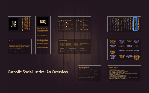 Catholic Social Justice: An Overview by Connor Vieira on Prezi