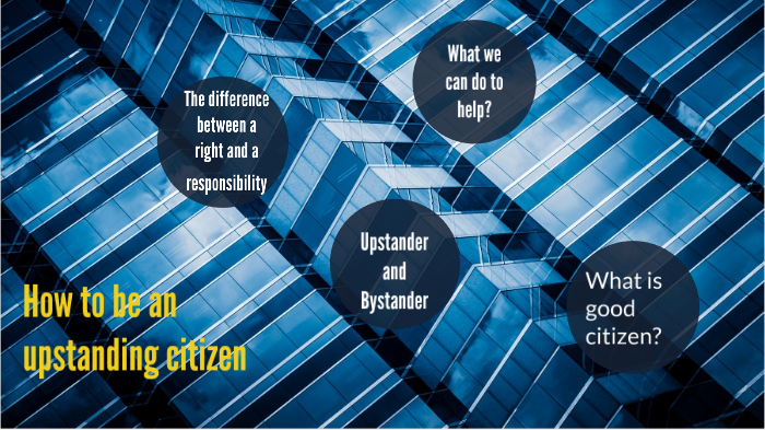 how to be an upstanding citizen by Nandan Krishna on Prezi
