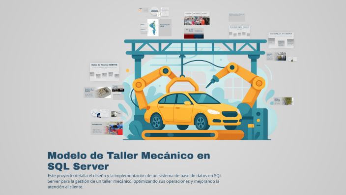 Modelo de Taller Mecánico en SQL Server by Minisuper Jeisser on Prezi