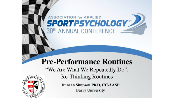 Pre-Performance Routines by Duncan Simpson on Prezi