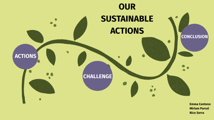 our sustainable actions by Emma Centeno Prat on Prezi