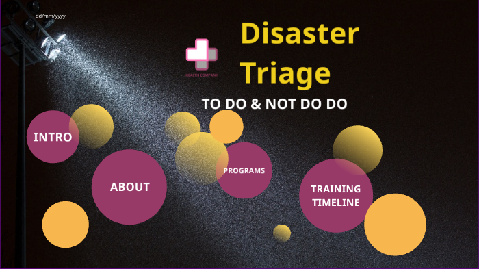 DISASTER TRIAGE by M.Reza Rastegar on Prezi