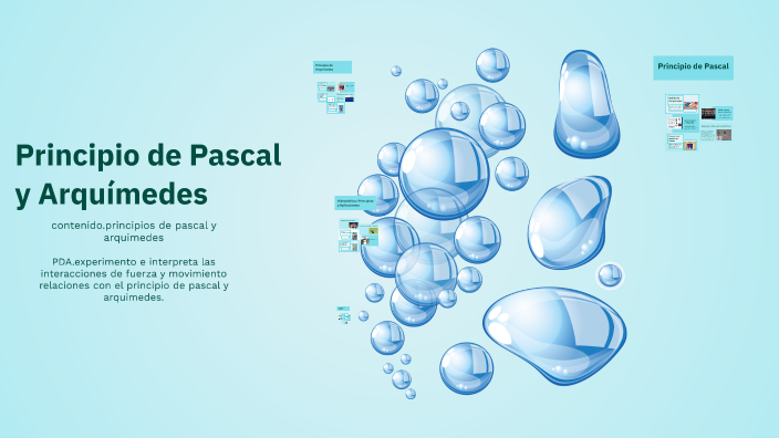 Principio de Pascal y Arquímedes by mario Aparicio on Prezi