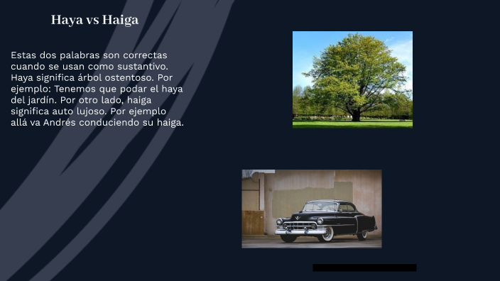 Variación Lingüística: "Haya" vs. "Haiga" by Enl Tasc on Prezi