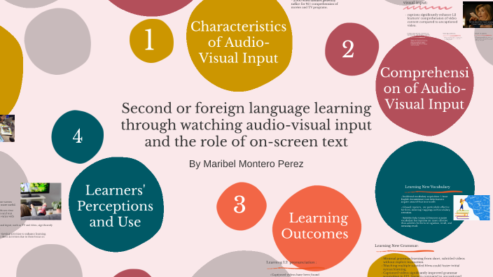 Second or foreign language learning through watching audio-visual input and the role of on ...