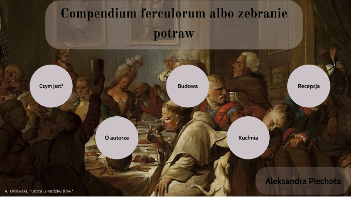 Compendium ferculorum by Ola Piechota