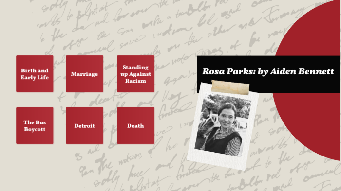 Rosa Parks by Aiden Bennett by Aiden Bennett on Prezi