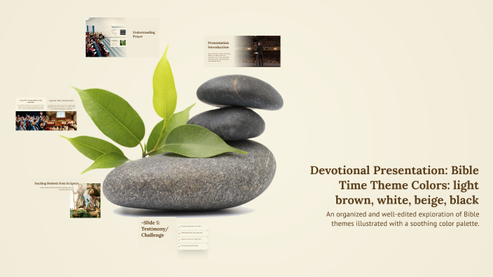 Devotional Presentation: Bible Time Theme Colors: light brown, white ...