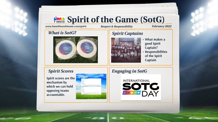 Spirit of the Game by Kimberley Baxter on Prezi