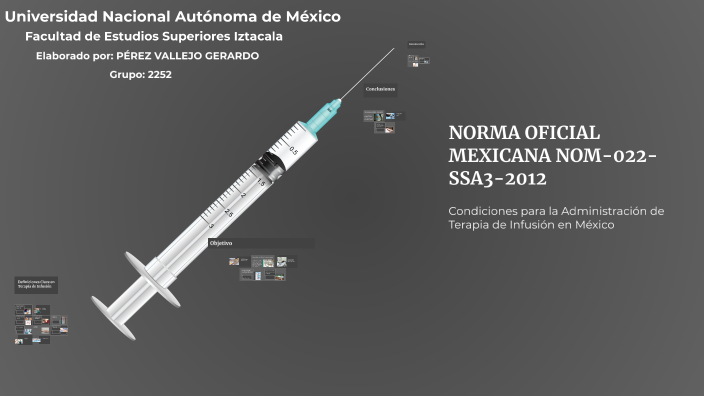NORMA OFICIAL MEXICANA NOM-022-SSA3-2012 by Proroblox344 on Prezi