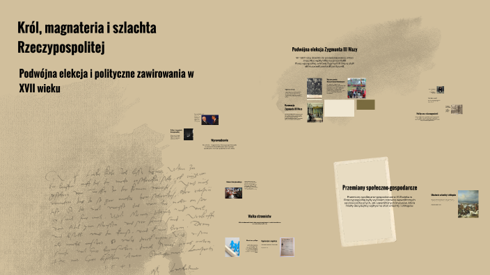 Król, magnateria i szlachta Rzeczypospolitej by Gabriela Bryk on Prezi