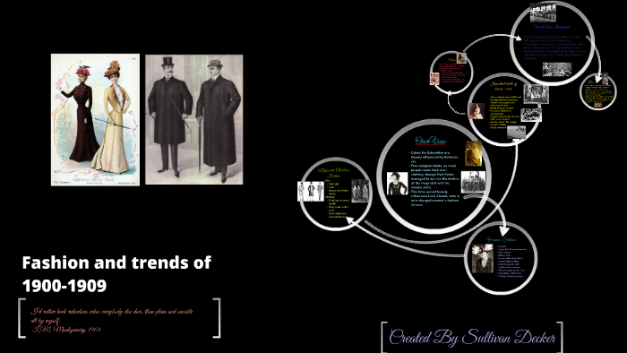 Fashion and trends of 1900-1909 by Sullivan Decker on Prezi