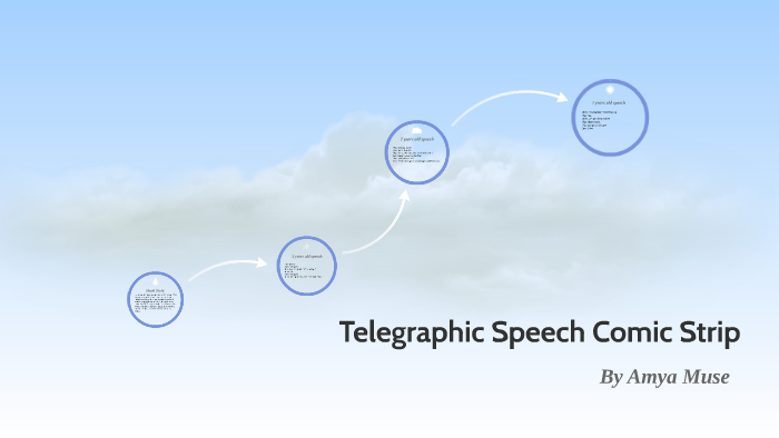 Telegraphic Speech Comic Strip by Amya Muse on Prezi