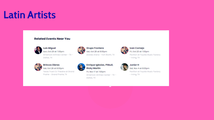 Latin Music Artists by Olivia Loera on Prezi