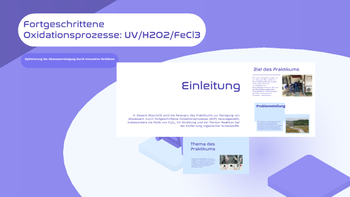 Fortgeschrittene Oxidationsprozesse: UV/H2O2/FeCl3 by raimo Acc on Prezi