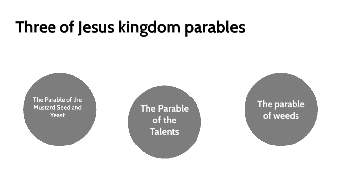 Three of jesus kingdom parables by Issac Rangiuira on Prezi