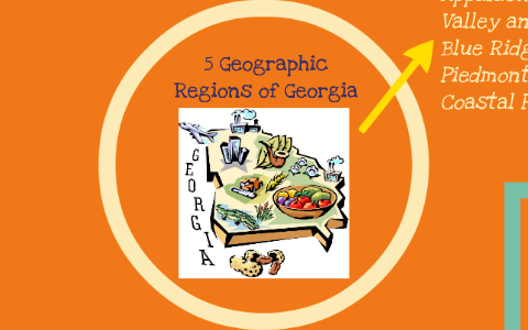 Five Geographic Regions of Georgia by Amy Russell on Prezi