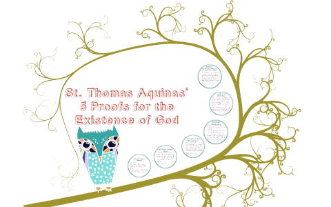 St. Thomas Aquinas' 5 Proofs for the Existence of God by Amanda Bell on ...