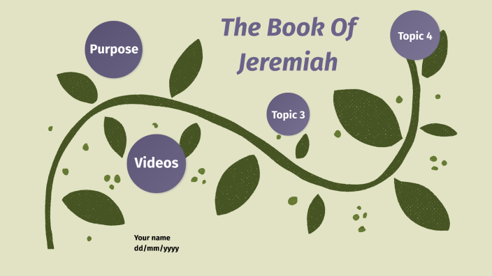 The Book of Jeremiah ; Bible Study by Josephine Germain on Prezi
