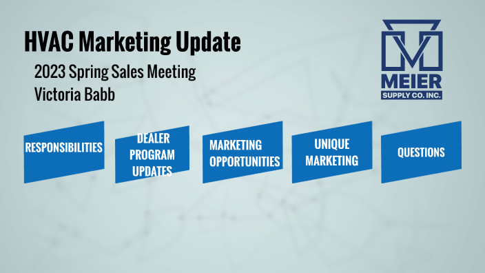 HVAC Sales & Marketing Update by Victoria Babb on Prezi
