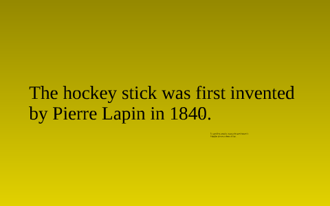 The Hockey Stick by Ryan Gropp on Prezi
