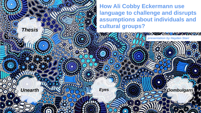 how Ali Cobby Eckermann challenges and disrupts assumptions by hayden ...