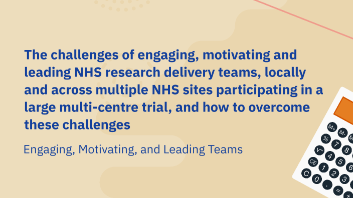 Overcoming NHS Research Delivery Challenges by Jocelyn Nuttall on Prezi