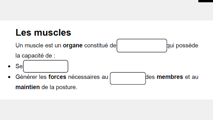 Le système musculosquelettique by Hakima Kechid on Prezi