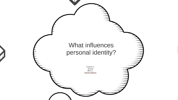 What influences personal identity? by mariah alabazo on Prezi