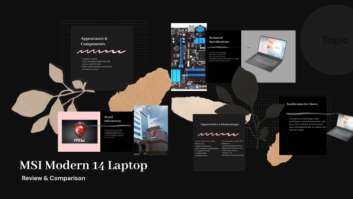 MSI Modern 14 Laptop by Violetta Babich on Prezi