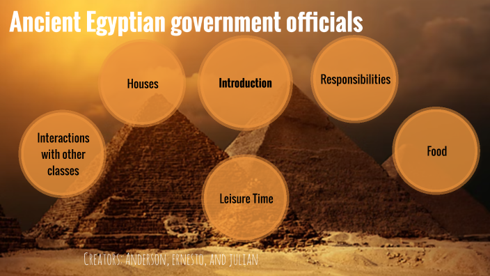 The Incredible Ancient Egyptian Government Officials by Anderson Banh ...