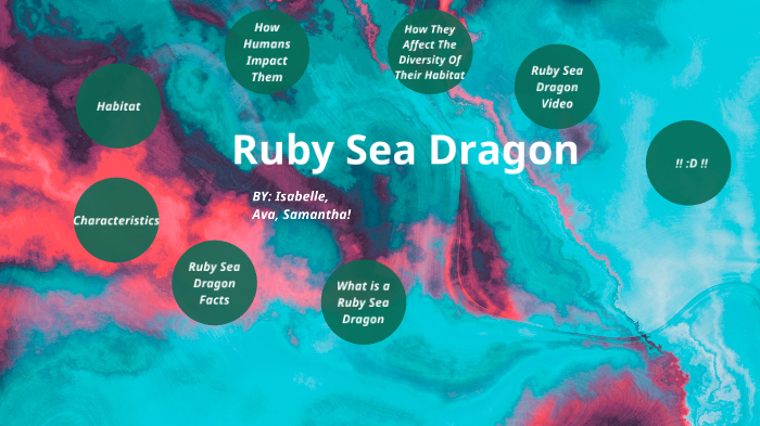 Ruby Sea Dragon by Samantha Caccavelli on Prezi