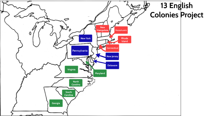13 English Colonies Project by 22ZureidyC Gonzalez on Prezi