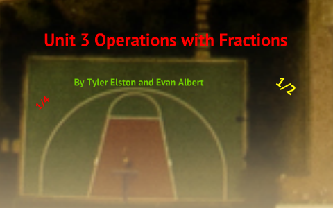 Grade 8 Unit 3 Fractions by Tyler E