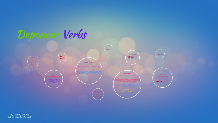 Deponent Verbs by Ashley Cortez on Prezi
