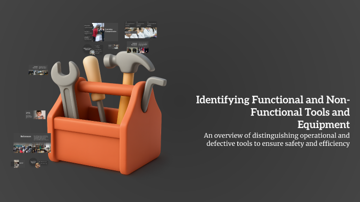 Identifying Functional and Non-Functional Tools and Equipment by FIN ...