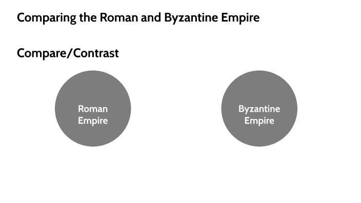 Comparing the Roman and Byzantine Empire by Aidan Brown on Prezi