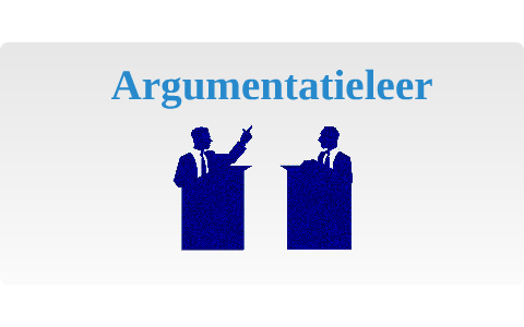 Argumentatieleer: Soorten argumenten by Koen Van Cauwenberge on Prezi